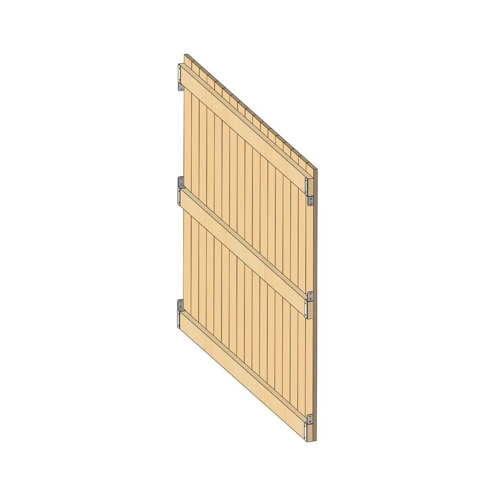 Kits bois de séparation pour abris simple pente La Gée