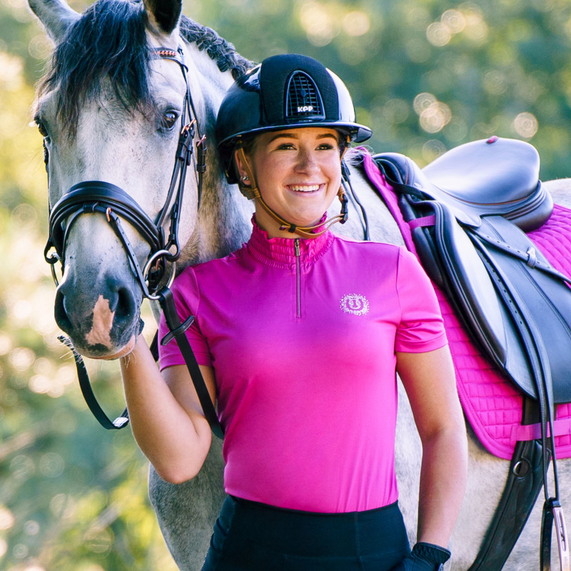Tech polo Imperial Riding Rosa