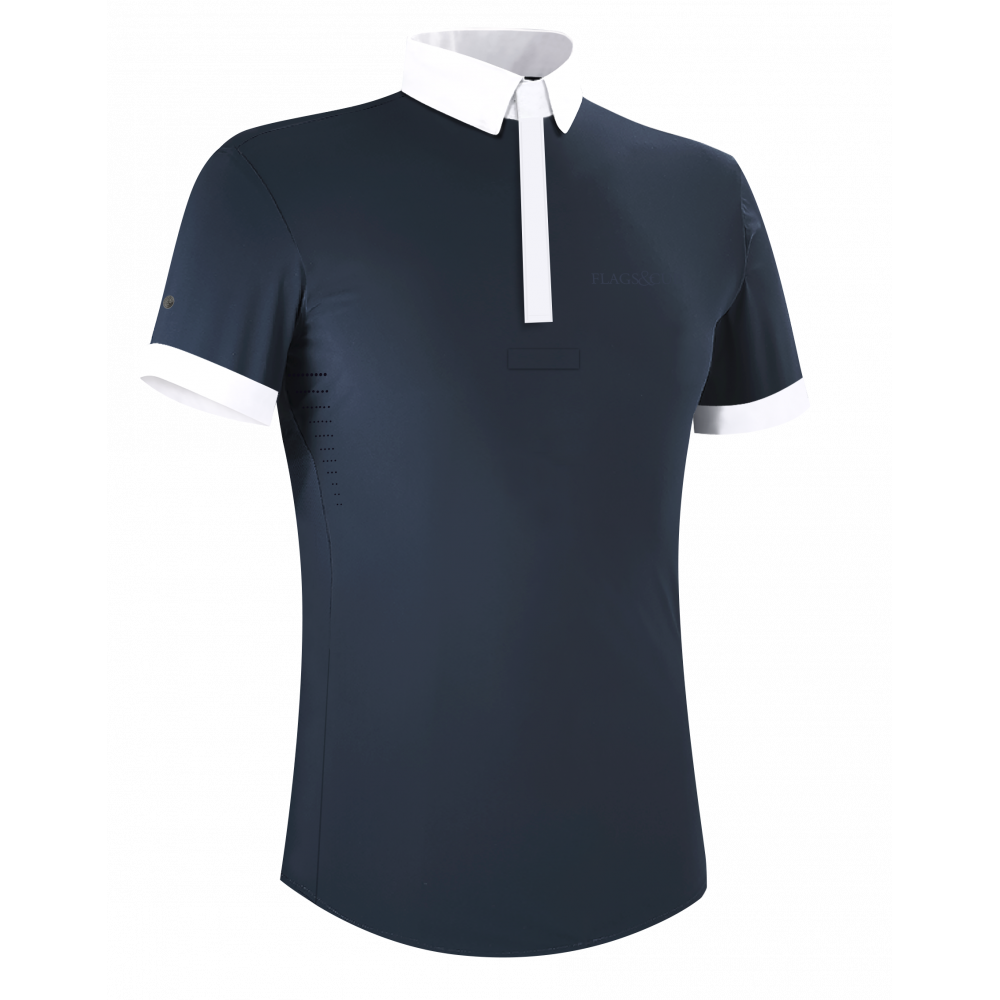 Polo d'équitation concours homme Flags & Cup Wako