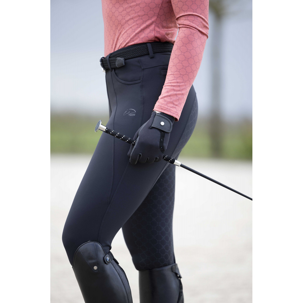 Cravache de dressage HKM Rosewood