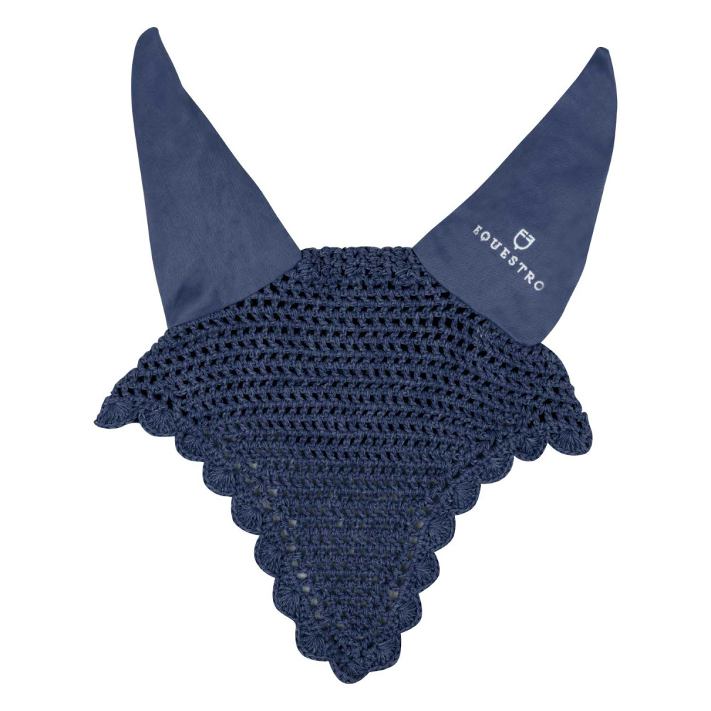 Bonnet anti-mouches en coton pour chevaux Equestro