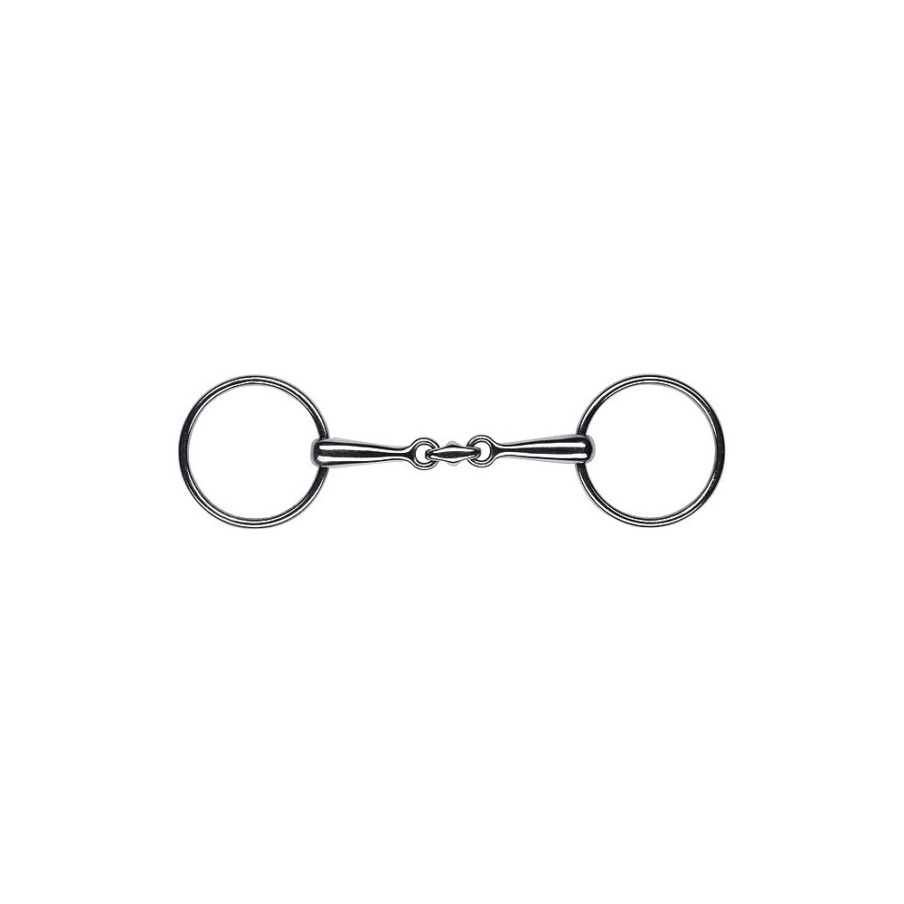 Mors 2 anneaux Feeling Anatomic canons pleins fins pour cheval