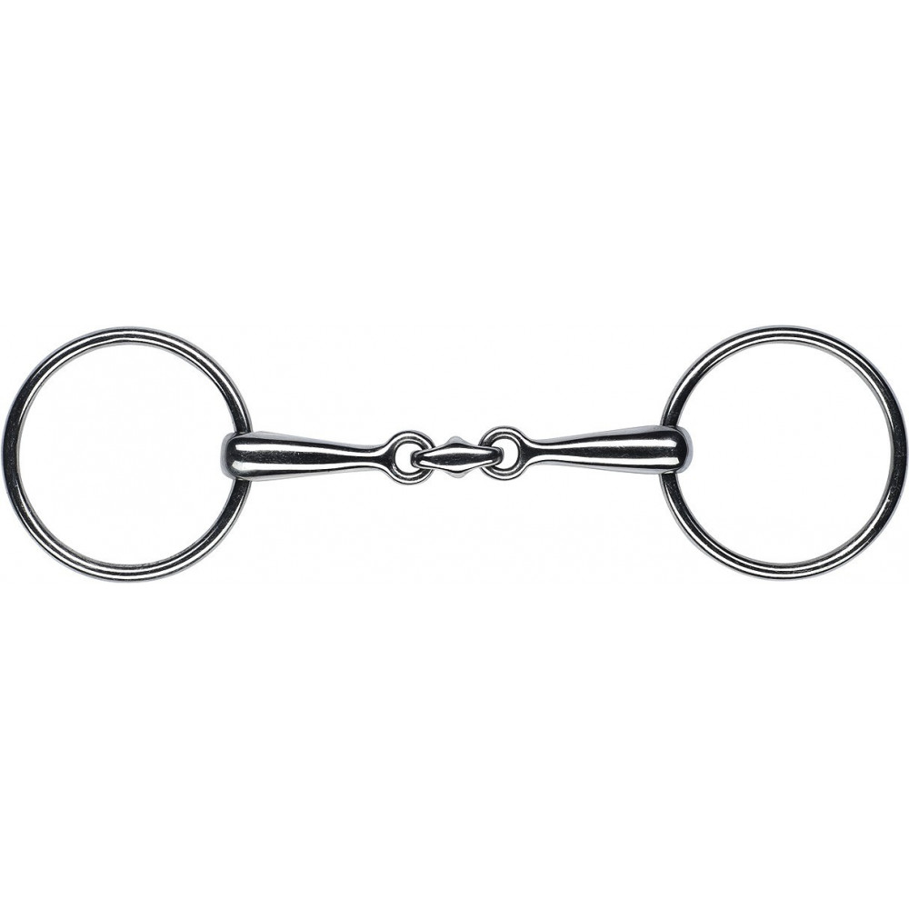 Mors 2 anneaux Feeling Anatomic canons pleins fins pour cheval