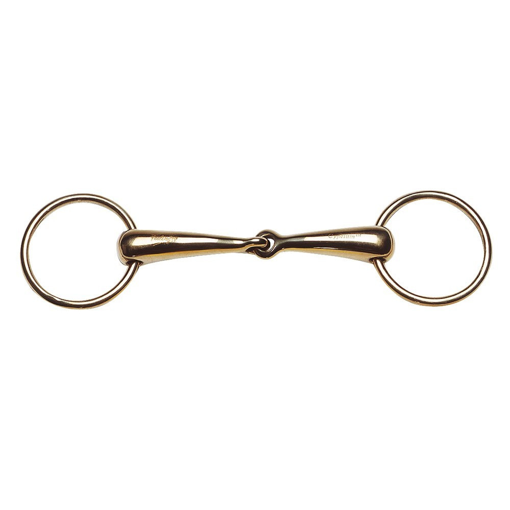Mors 2 anneaux Feeling cyprium canons creux pour cheval