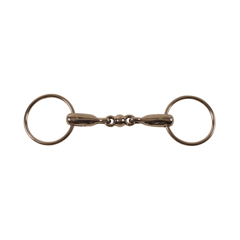 Mors à Anneaux Rond pour Cheval - Umbria Equitazione