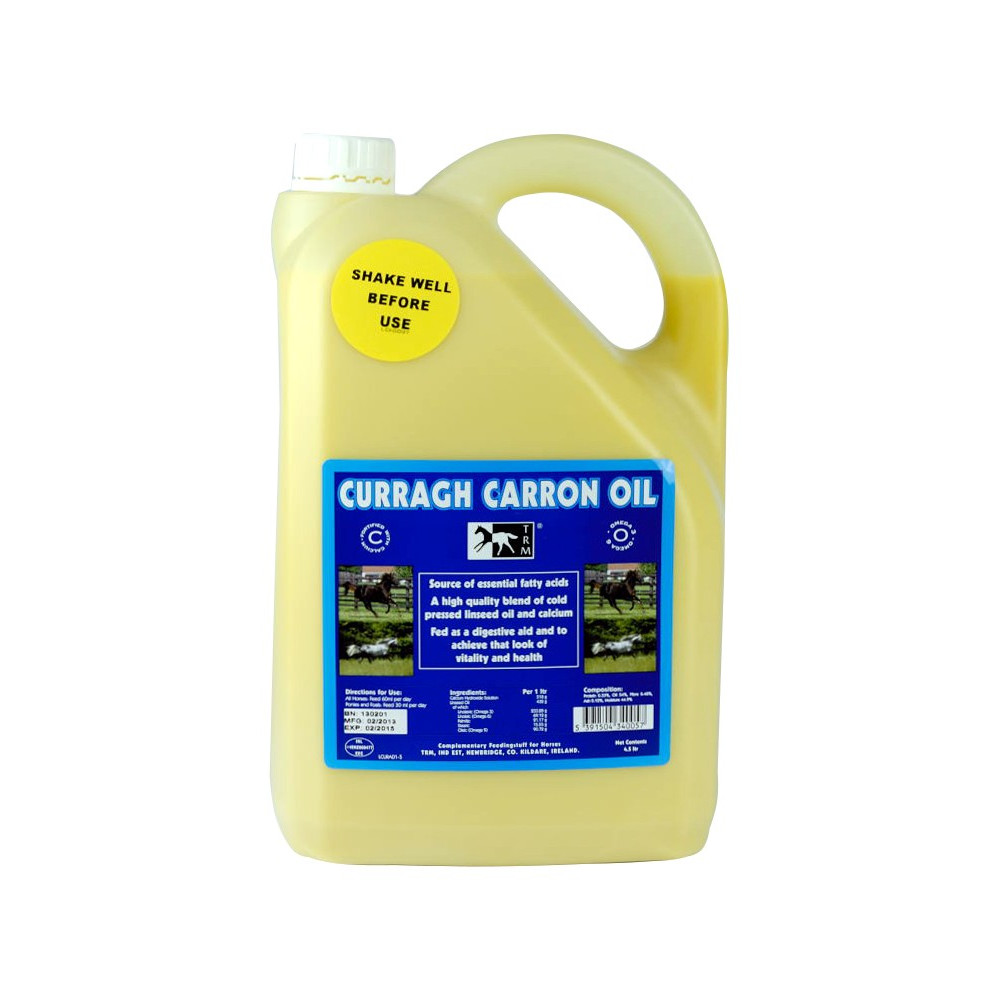 Huile Curragh Carron TRM – Santé et brillance équine