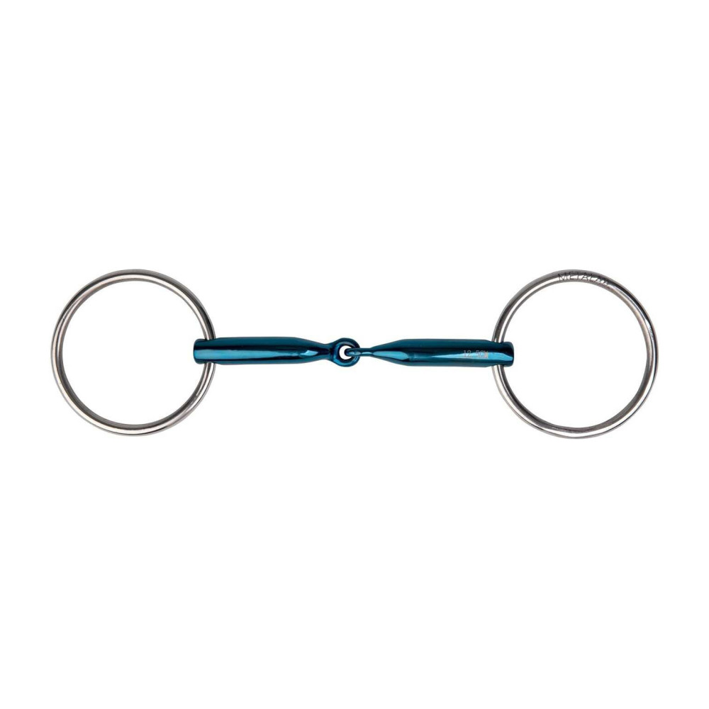 Mors 2 anneaux Metalab Eco Blue brisé - Inox PVD