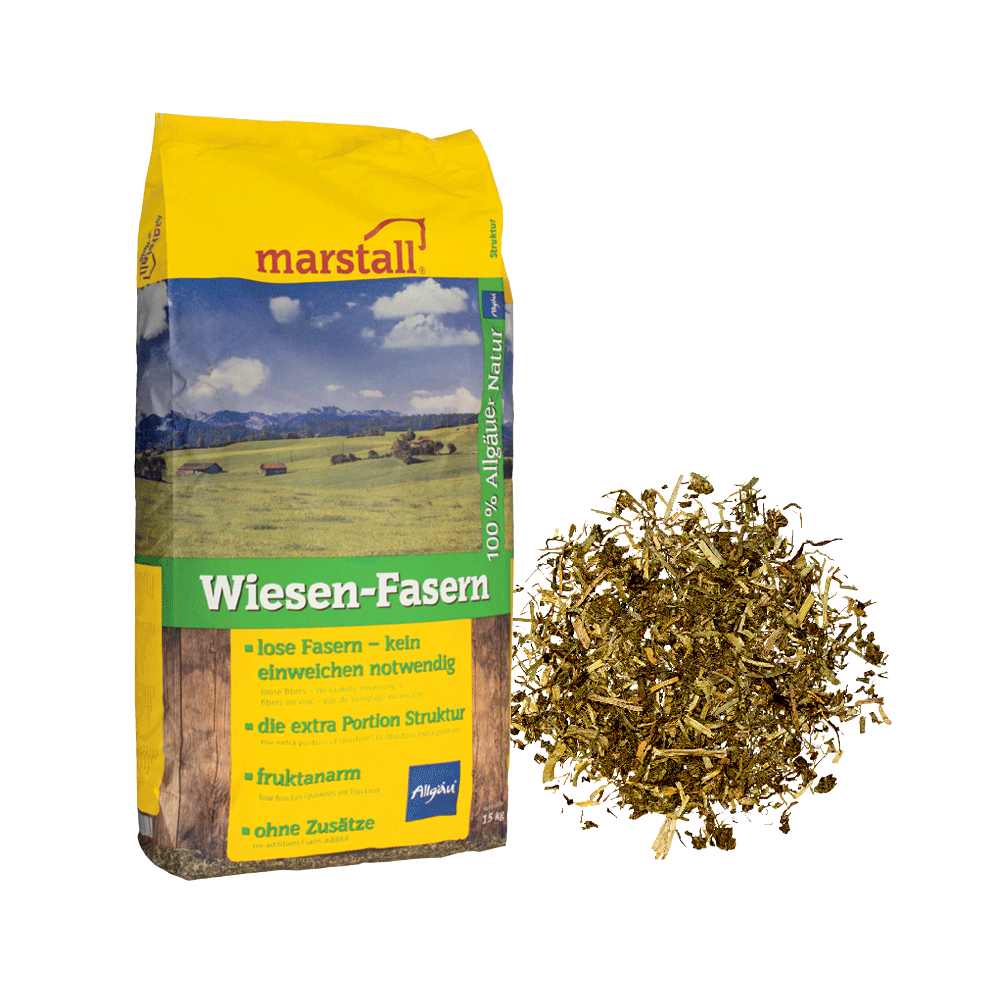 Fibres de prairie pour chevaux Marstall 12,5 kg