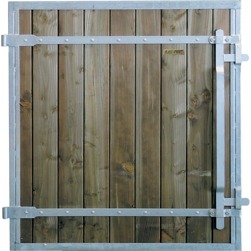 Porte de box cheval en bois pour l'Ecurie