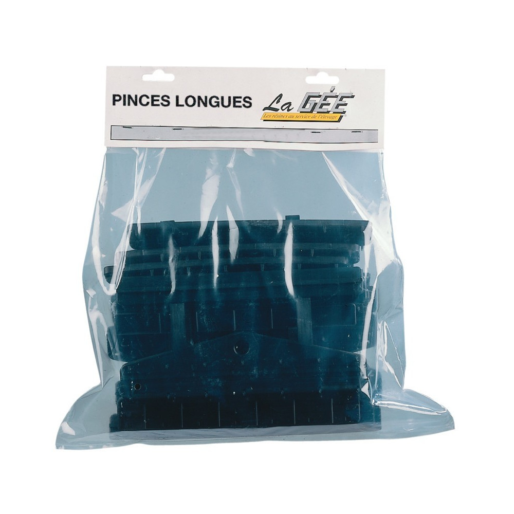 Achetez la Pince à clipser La Gée en plastique noir - Sachet de 25 pinces
