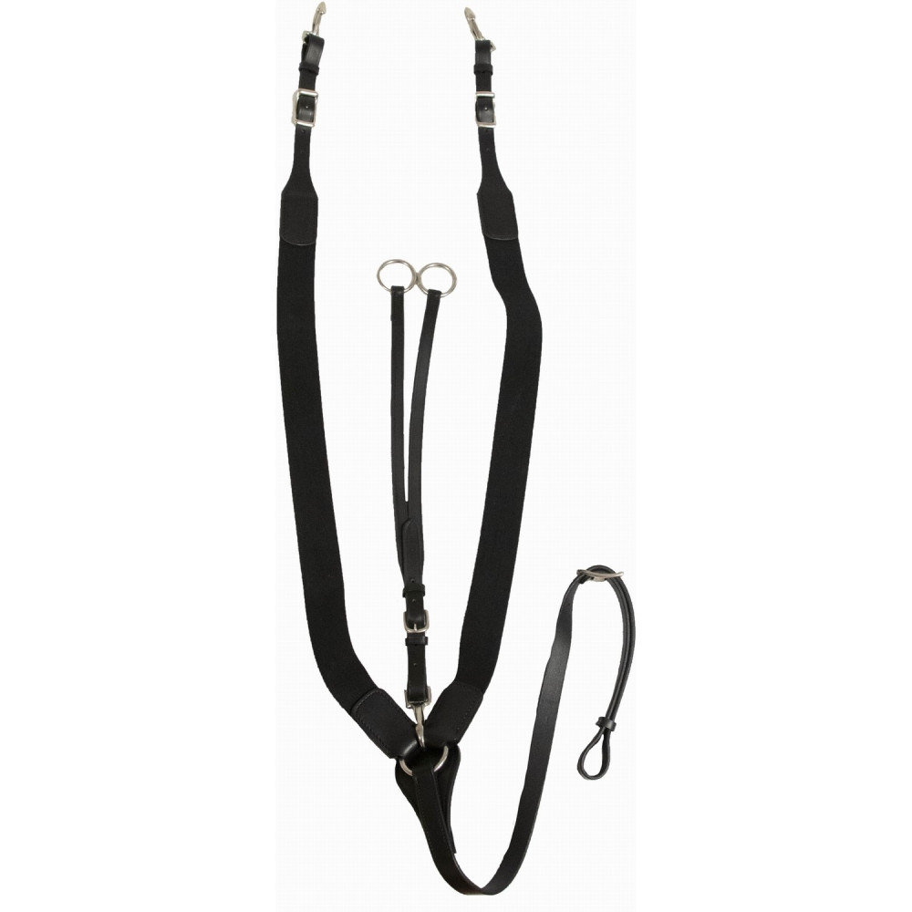 Achetez le Collier de chasse élastique T de T en cuir - Martingale ...