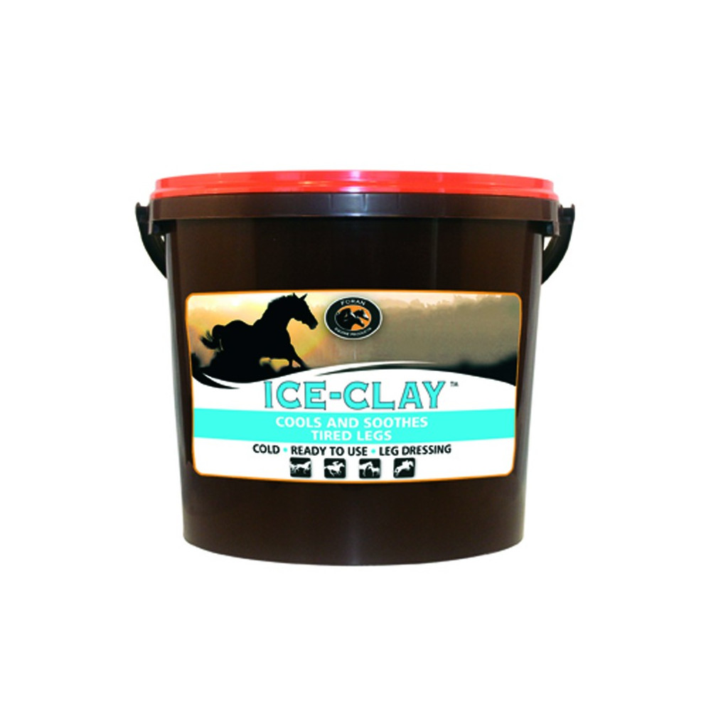 Argile Rafraîchissante Ice Clay Foran pour Chevaux