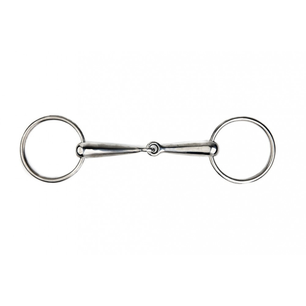 Mors 2 anneaux Metalab canon plein 16 mm - En inox, simple brisure