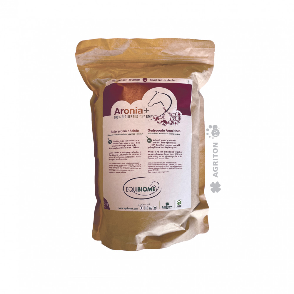 Complément Ariona + Equibiome pour chevaux en santé