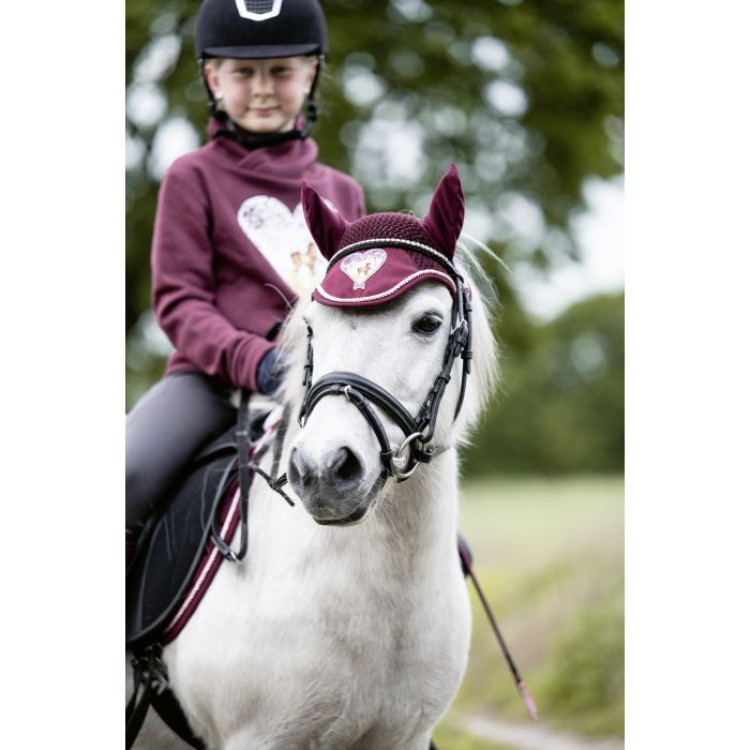 Bonnet anti-mouches pour cheval Dream Team HKM